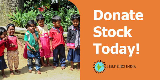 Donate Stock to Help Kids India